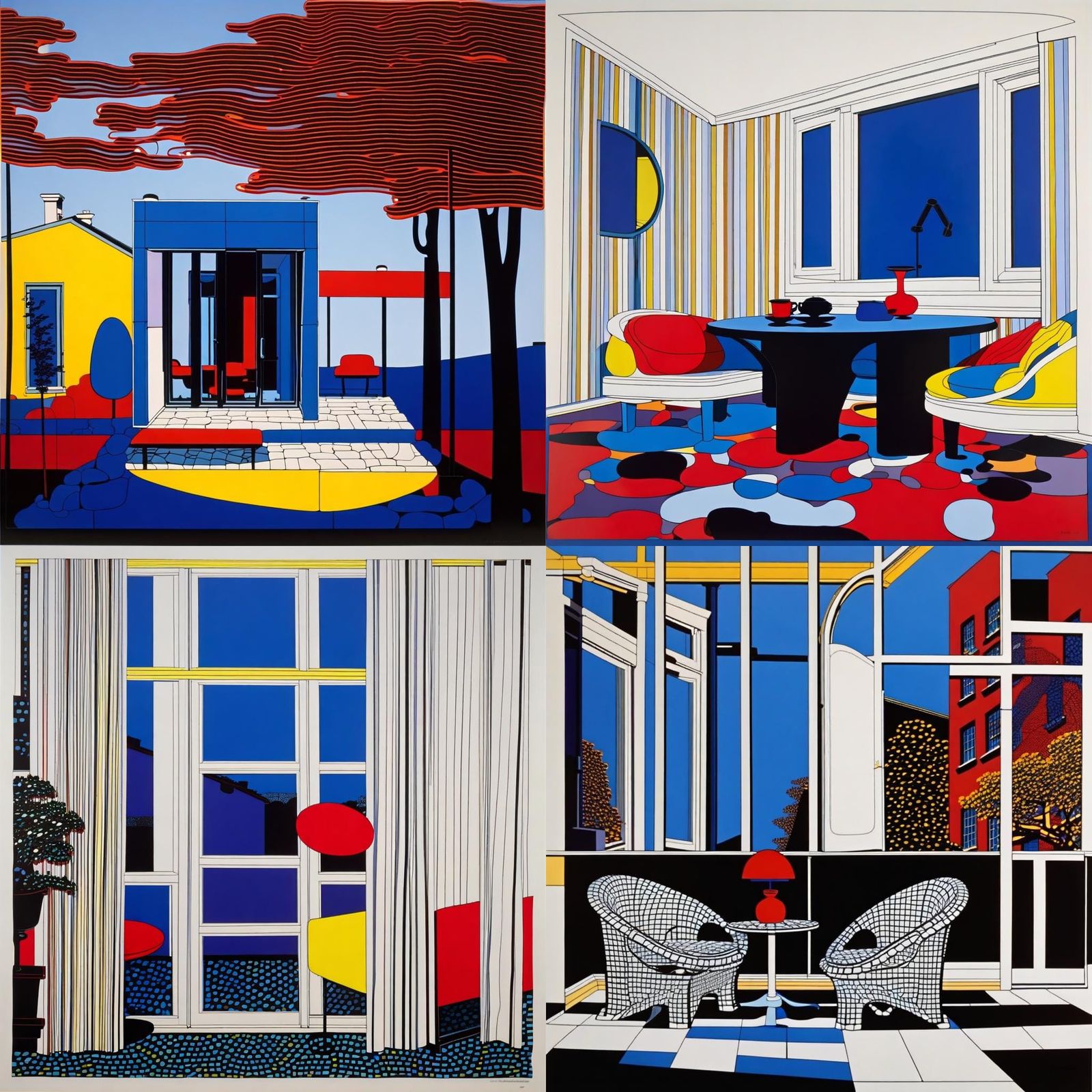 Artist Studies 1597 : by Patrick Caulfield - AI Generated Artwork ...