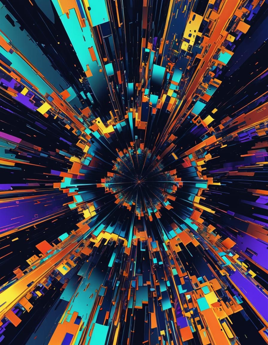 a glitch of a glitch of a fractal glitch glitch glitch glitch ...