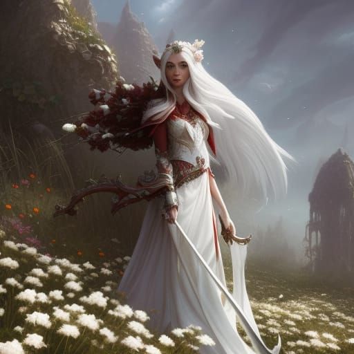 Il'thi, Aelvan Widow Part I - AI Generated Artwork - NightCafe Creator