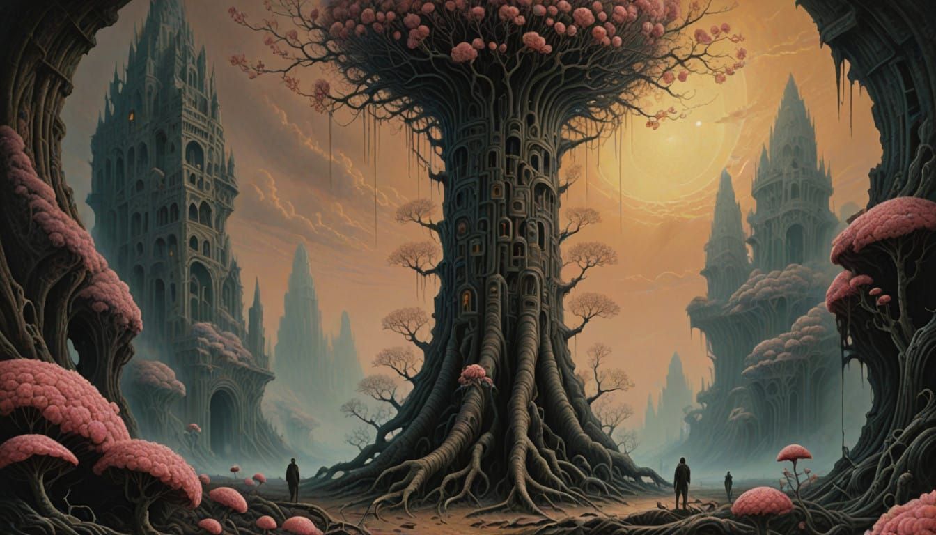 Fantastreek - A Titan's Colossal Hand Emerges from Snowy Rui...