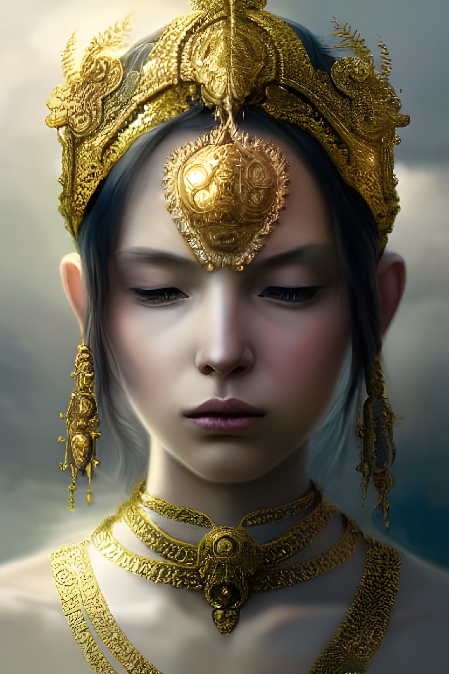 Beautiful goddess - AI Generated Artwork - NightCafe Creator