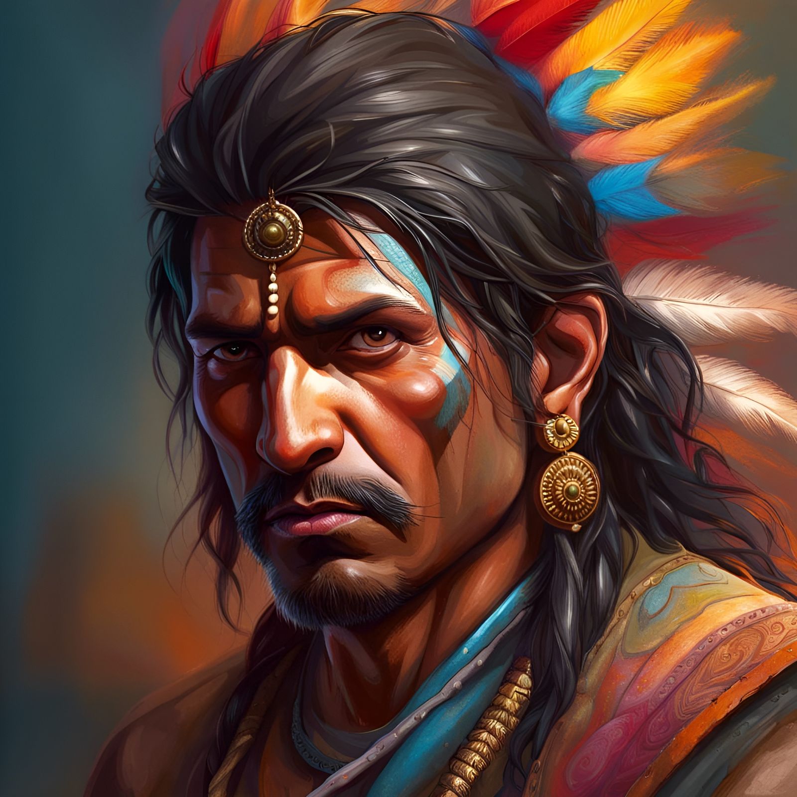 Tribal 3 - AI Generated Artwork - NightCafe Creator