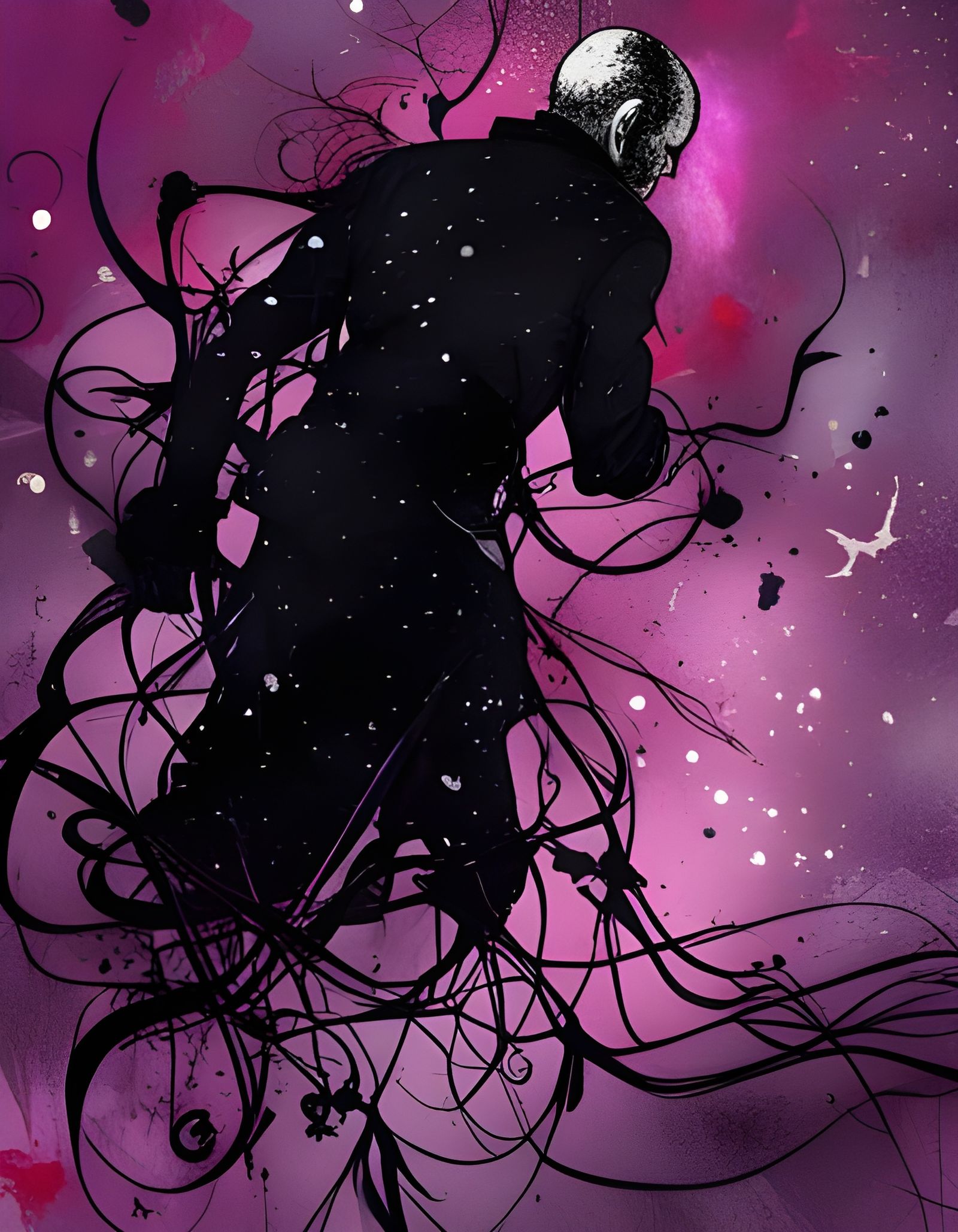 A Cosmic Shadowy Entity - AI Generated Artwork - NightCafe Creator