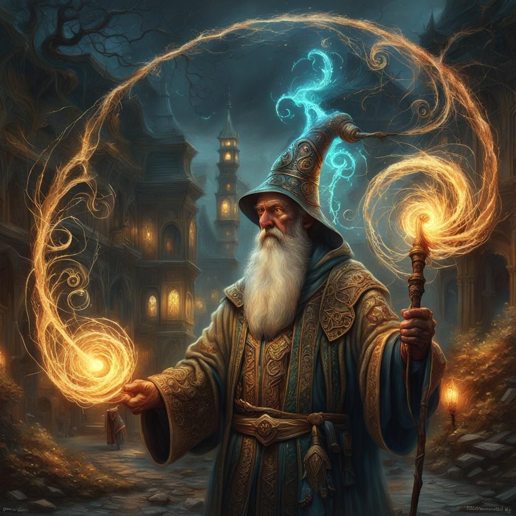 The Wizard - AI Generated Artwork - NightCafe Creator