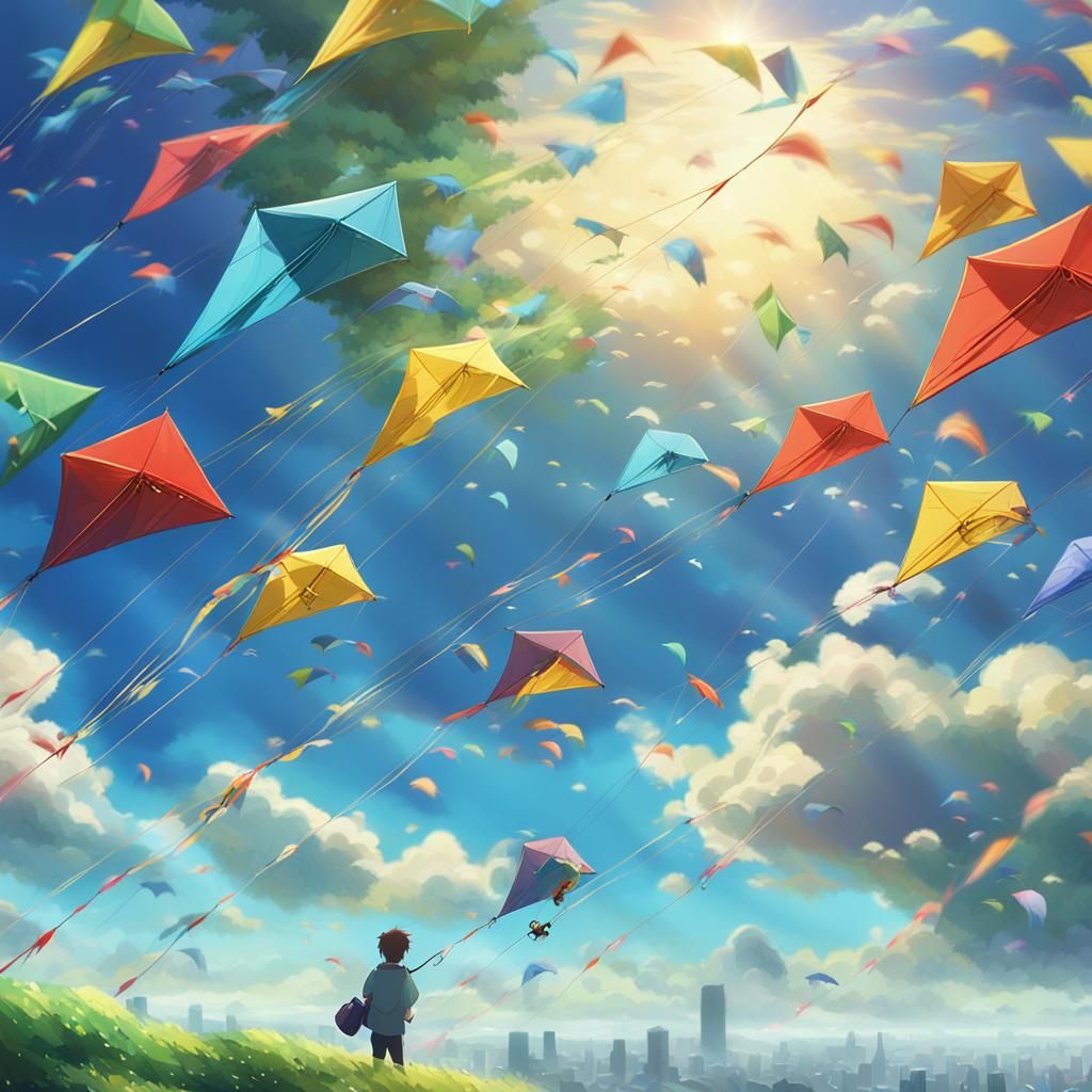 ঘুড়ি 🪁 - AI Generated Artwork - NightCafe Creator