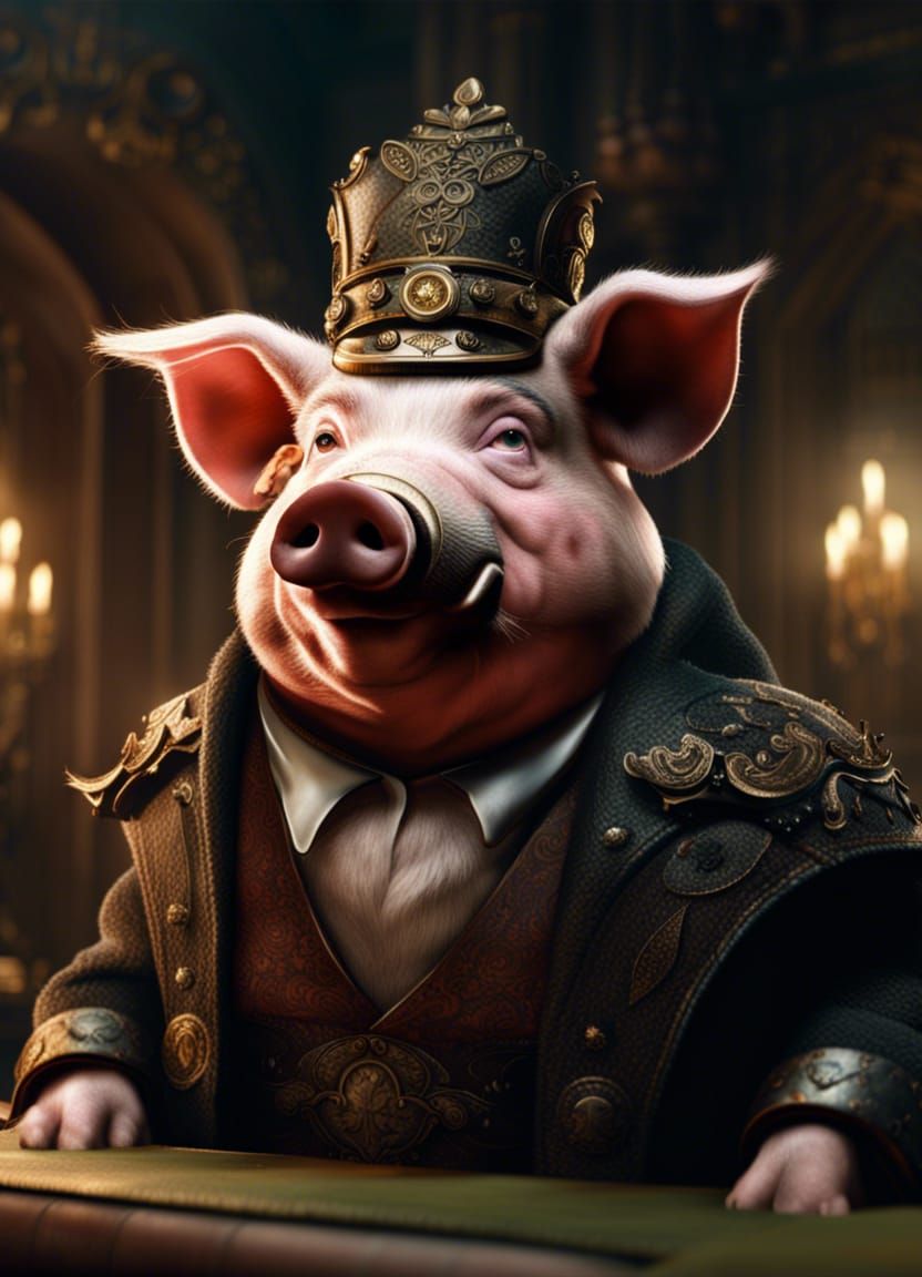 General Pig - AI Generated Artwork - NightCafe Creator