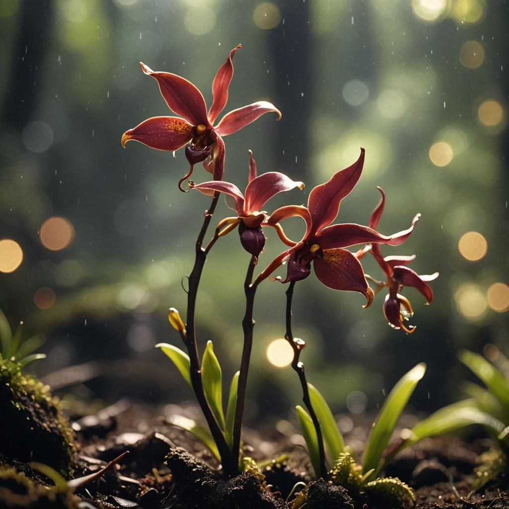 Orchids - AI Generated Artwork - NightCafe Creator