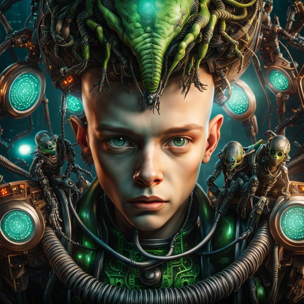 Alien experiment - AI Generated Artwork - NightCafe Creator