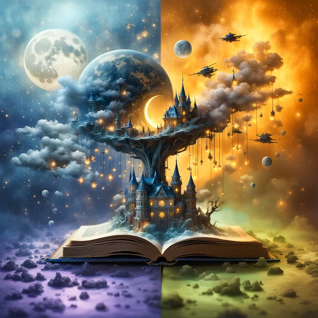 A story of times and places - AI Generated Artwork - NightCafe Creator