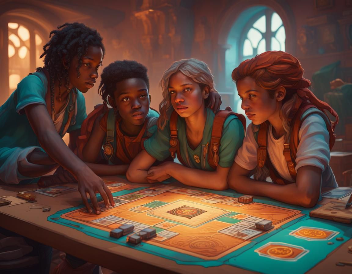 Sleepover Game 4 - AI Generated Artwork - NightCafe Creator