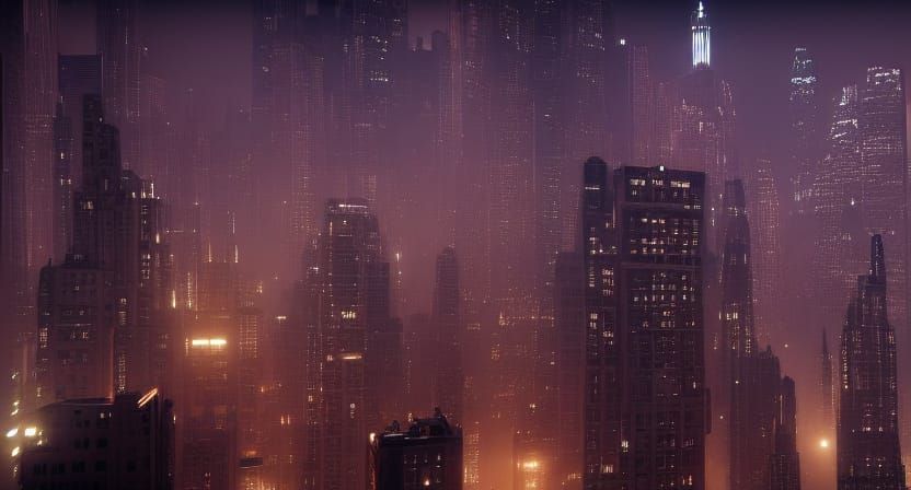 blade runner city : r/nightcafe