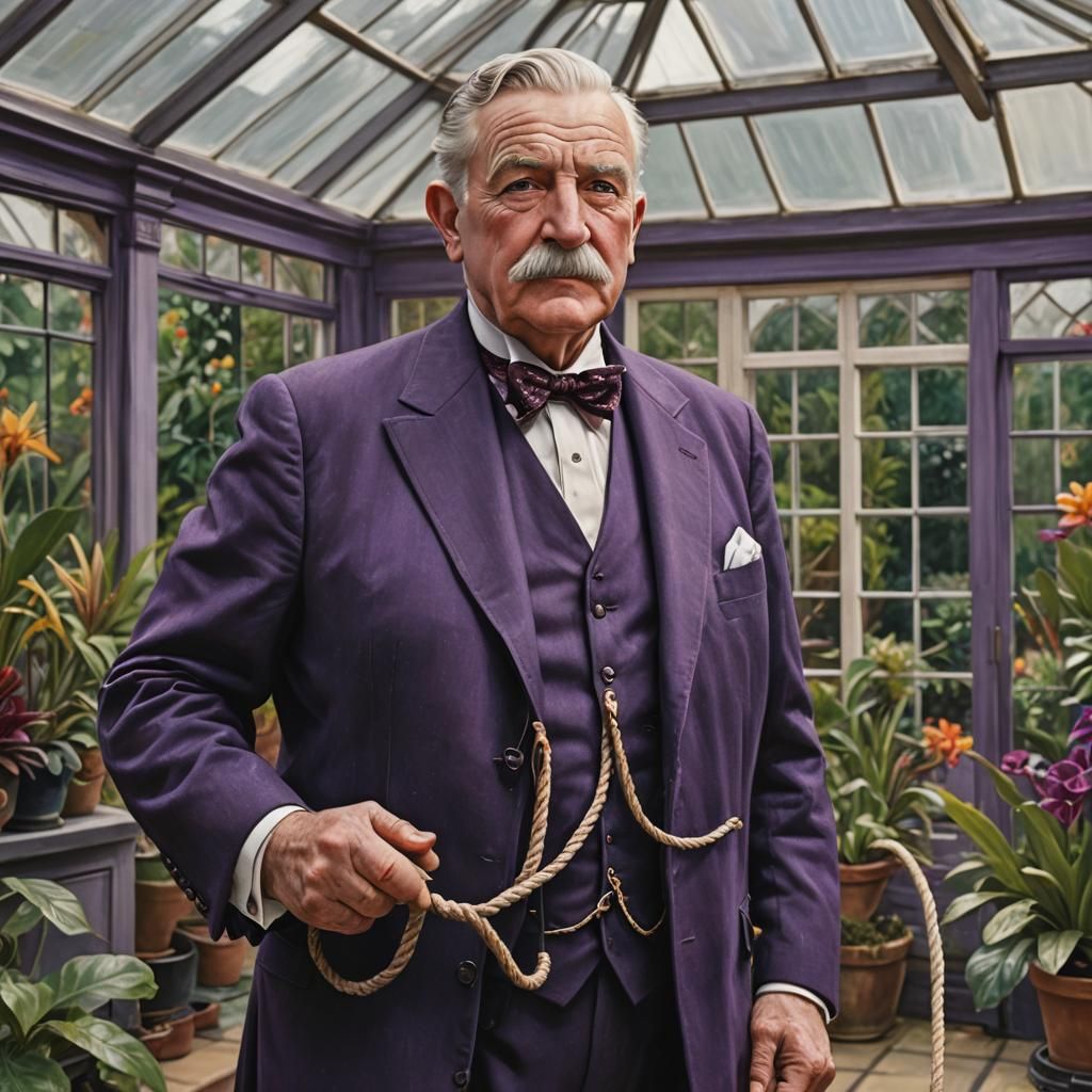 Professor Plum in the Conservatory 1 - AI Generated Artwork - NightCafe ...
