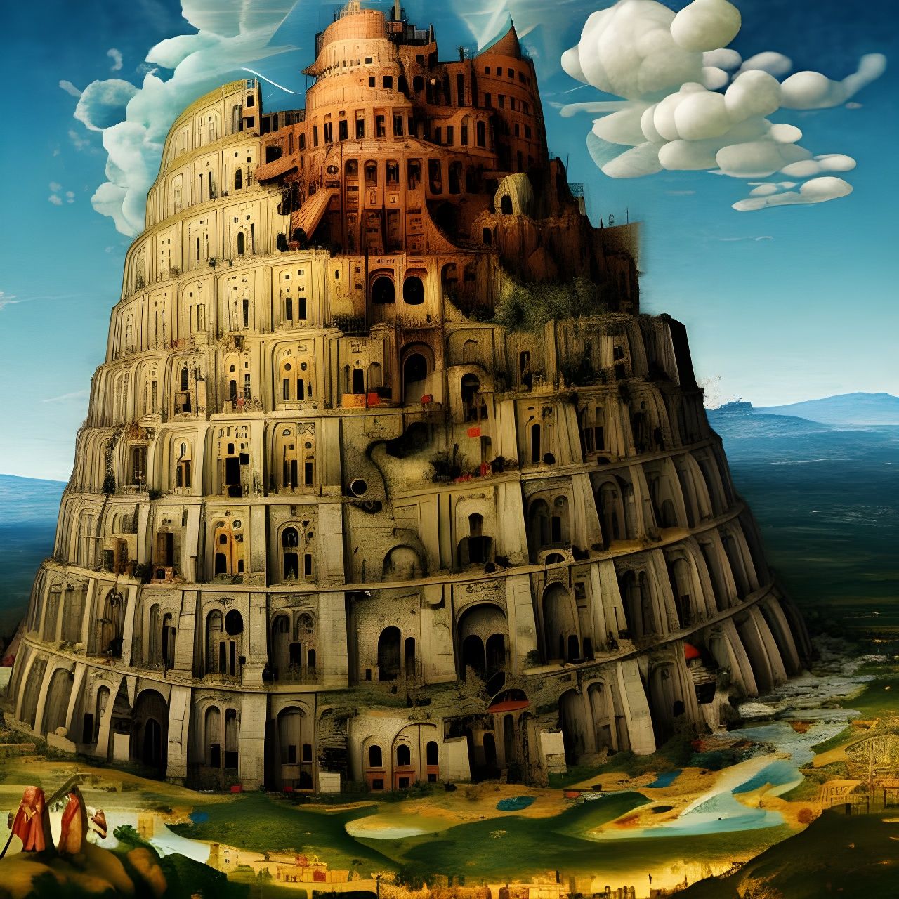 Babel - AI Generated Artwork - NightCafe Creator