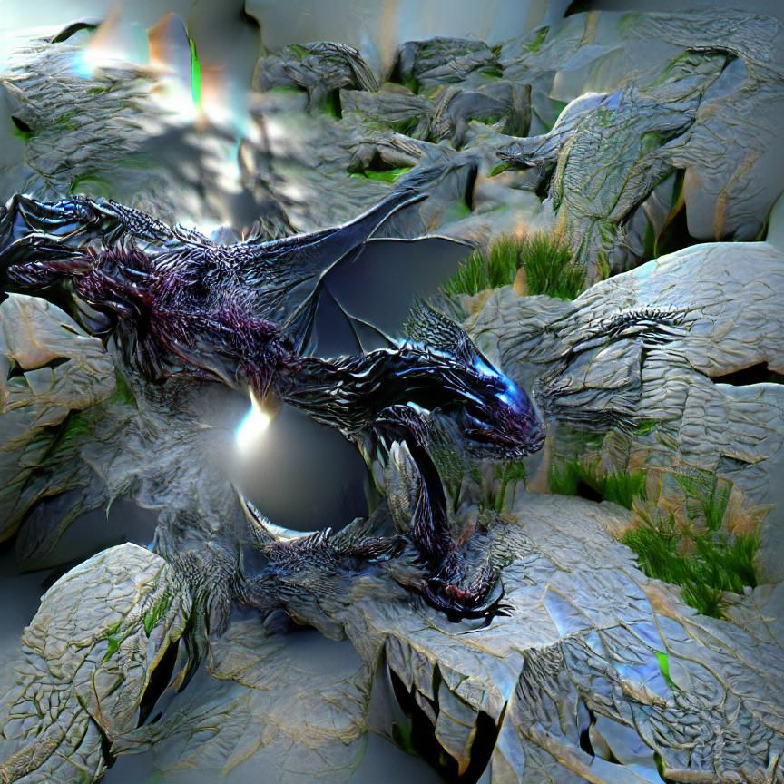 Void dragon. 8K 3D 8k resolution CryEngine - AI Generated Artwork ...