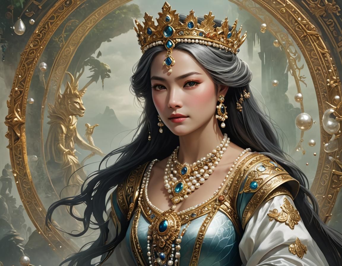 The Serene Sovereign: A Queens Regal Representation - AI Generated ...