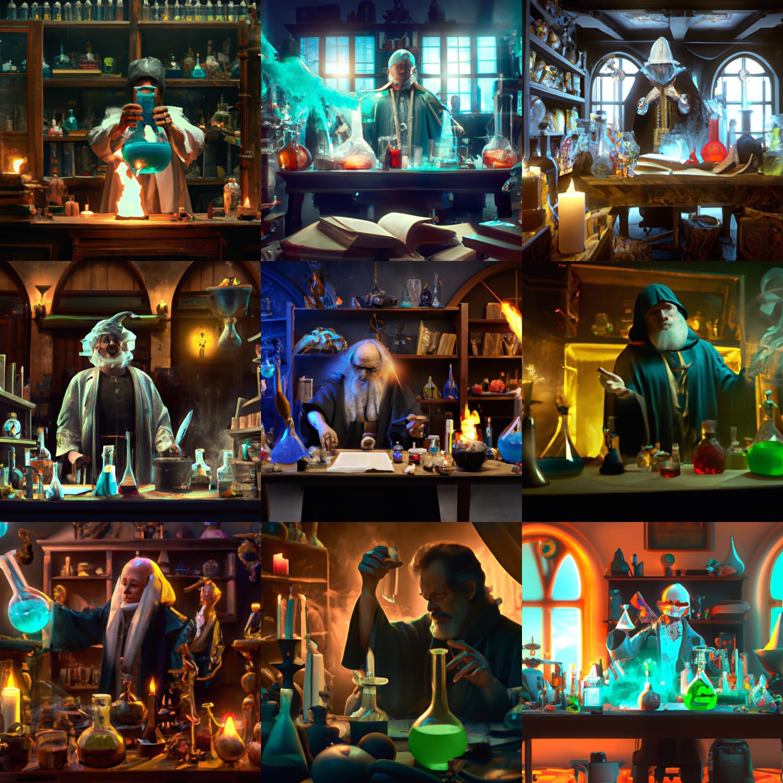 The Alchemist - starting images - AI Generated Artwork - NightCafe Creator