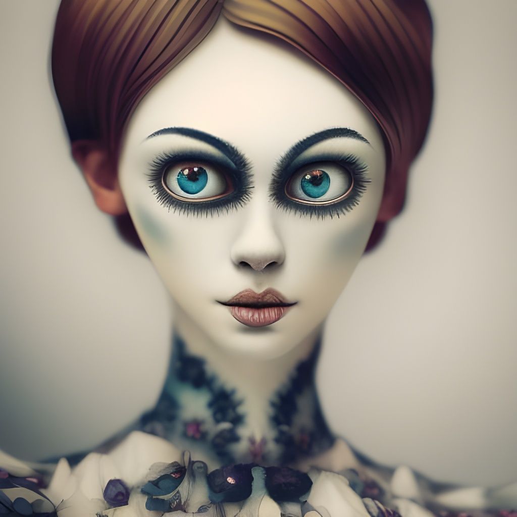 Paper Patchwork Dolls - AI Generated Artwork - NightCafe Creator