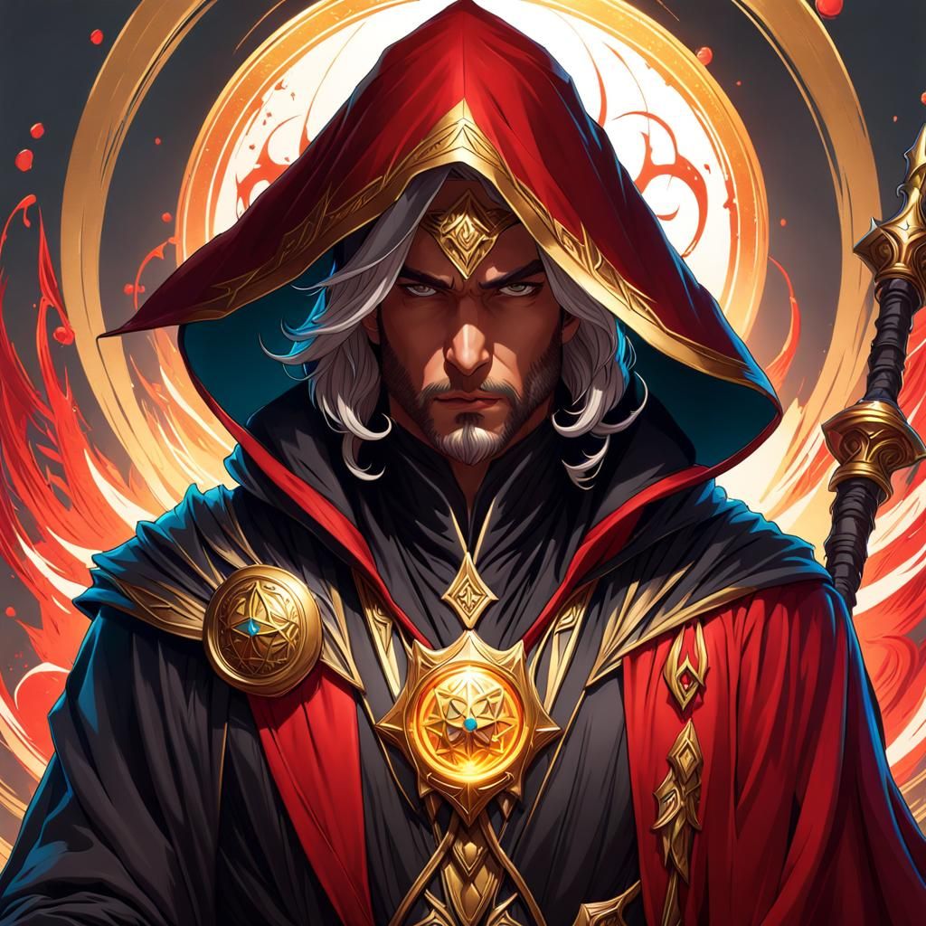 Intense mage - AI Generated Artwork - NightCafe Creator