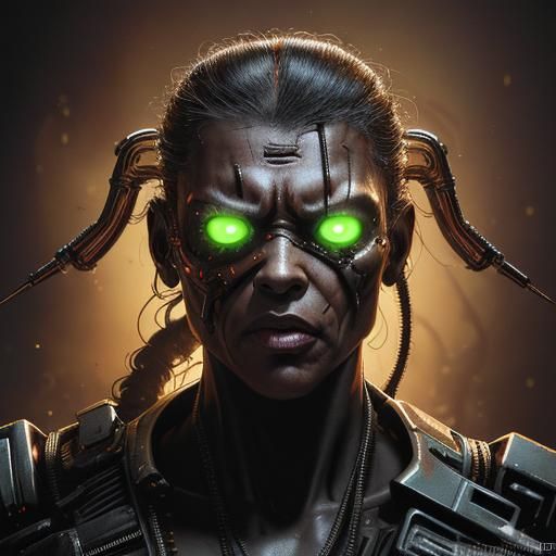 Terminator, Borg, Predator. Man vs Machine. cyberpunk, steampunk, 8k ...