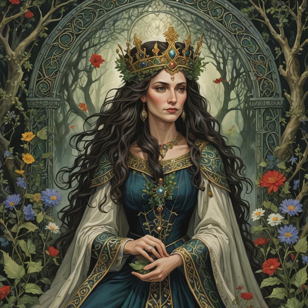 Queen of the Sidhe - AI Generated Artwork - NightCafe Creator