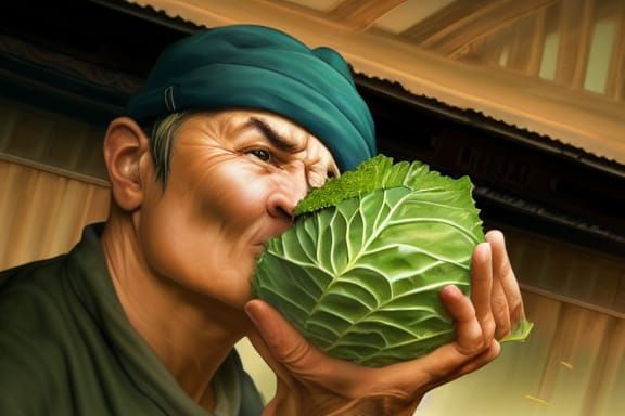 The Cabbage Merchant - AI Generated Artwork - NightCafe Creator
