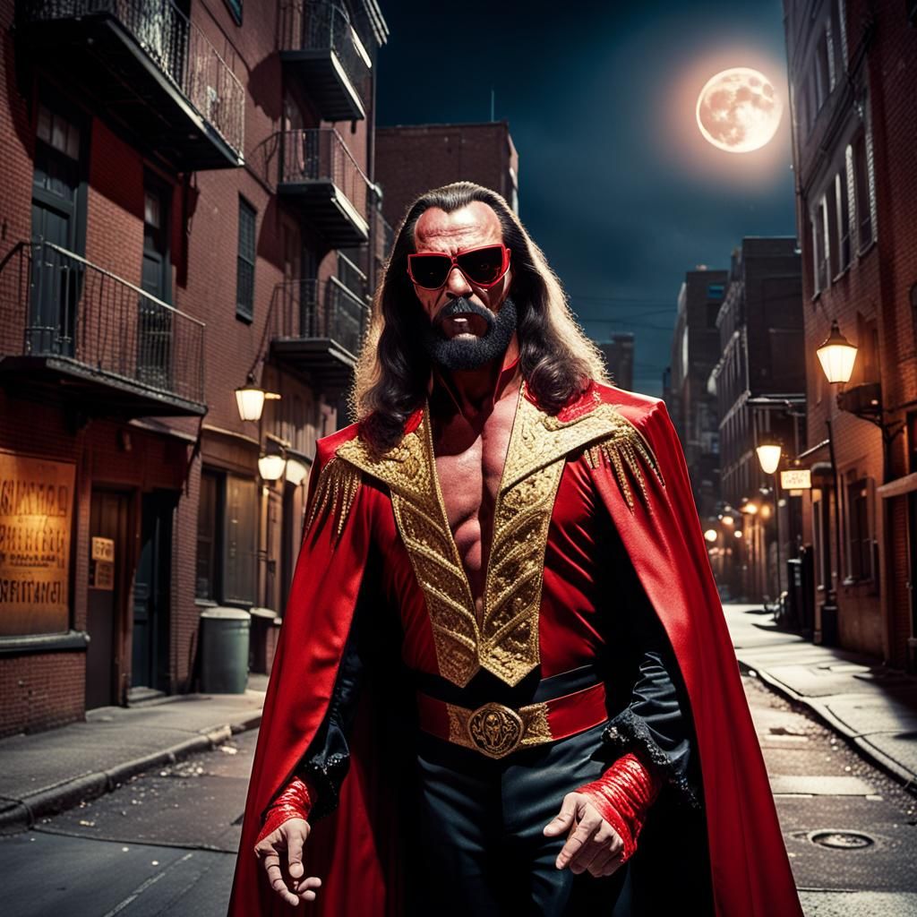 The Maco Man Vampire Savage - AI Generated Artwork - NightCafe Creator