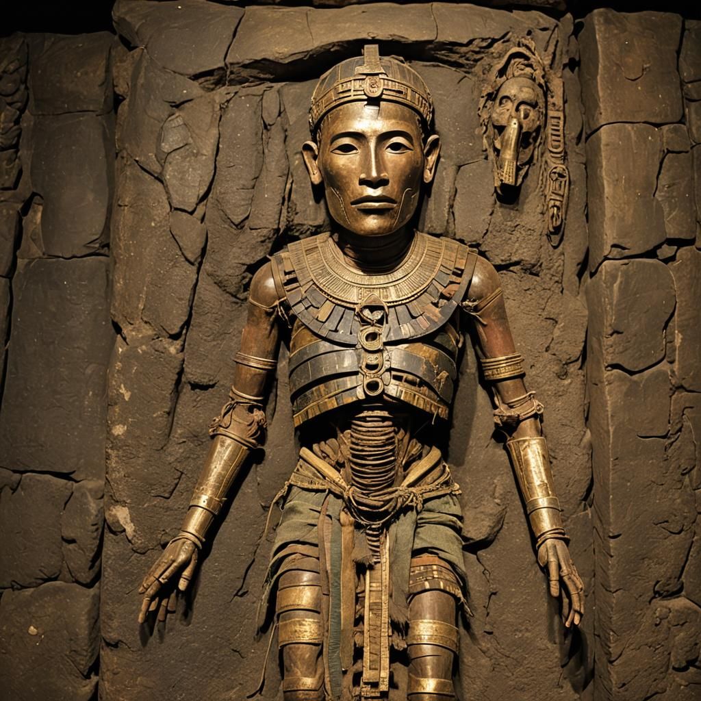 Inca mummy - AI Generated Artwork - NightCafe Creator