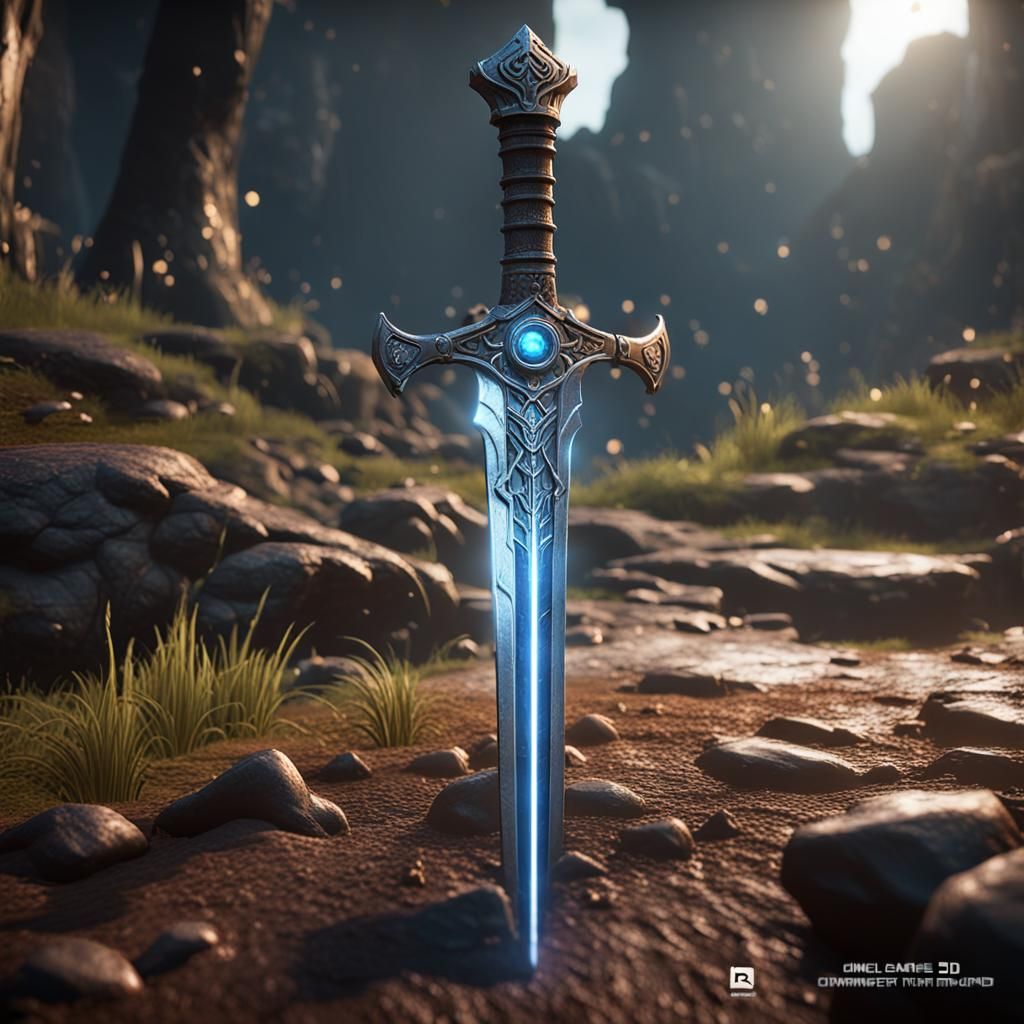 Sword of Omnipotence - AI Generated Artwork - NightCafe Creator