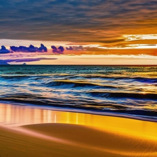 Sunset - AI Generated Artwork - NightCafe Creator