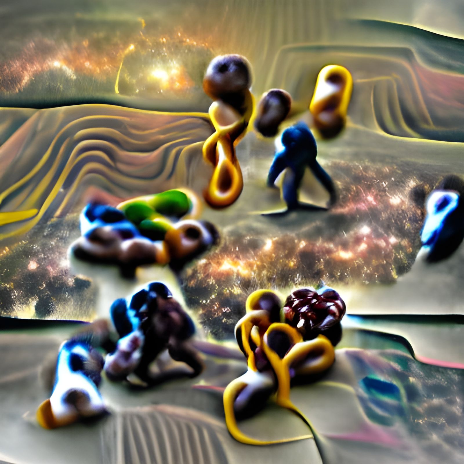 Humans exploring their galaxy with shape and size morphing probes ...