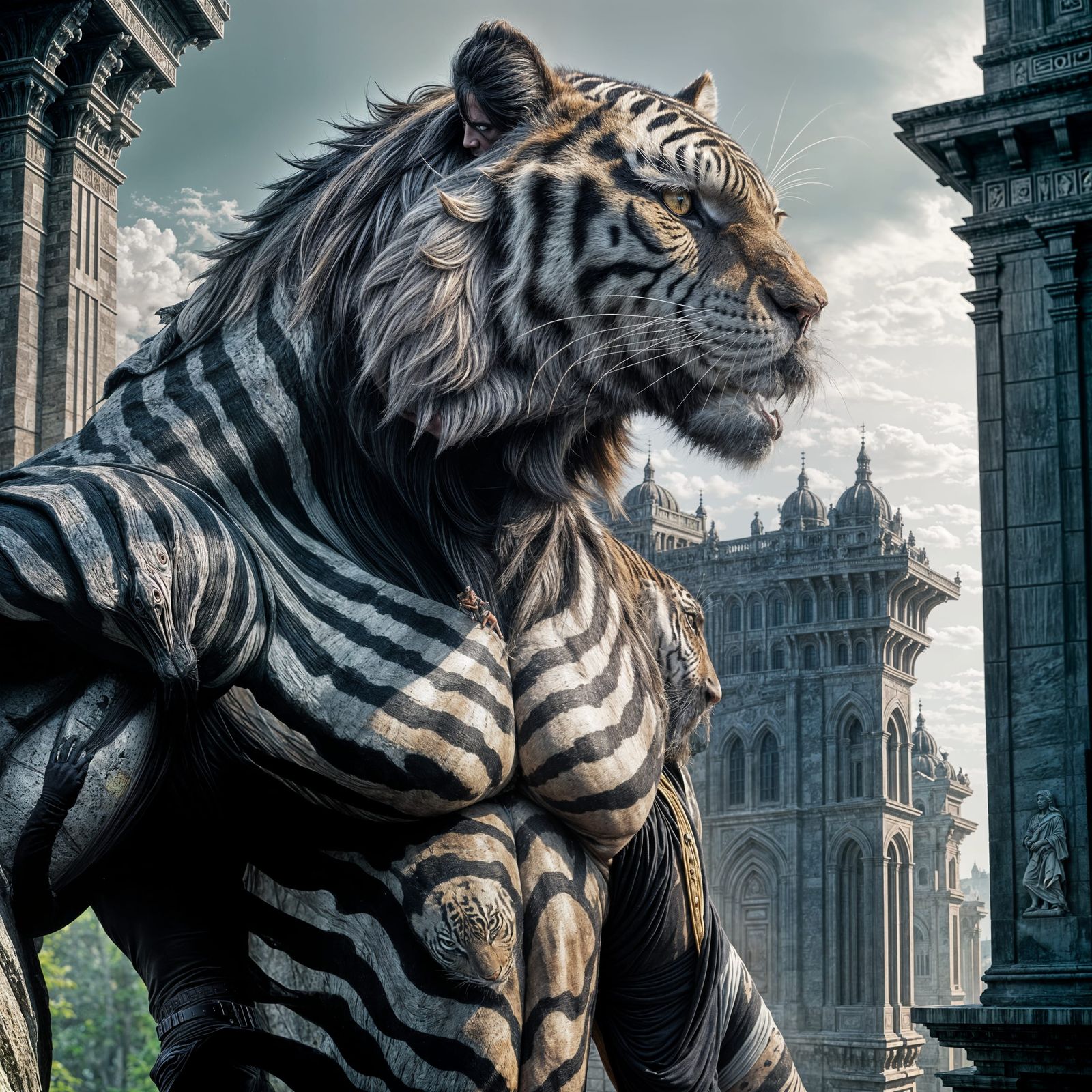 WILD - Tiger Man Ascends Postapocalyptic Metropolis