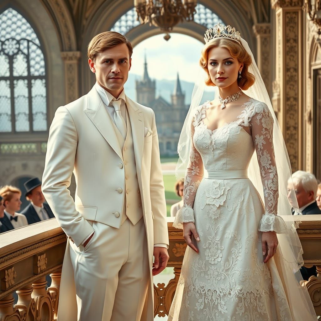 standing on the balcony of Majestic Estate and Castle of Bedford in The Dukedom of Bedford ...