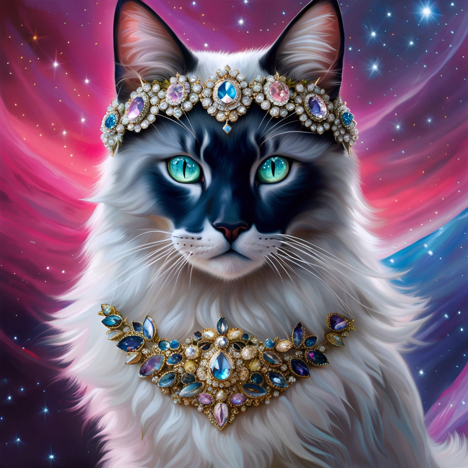 Divine Feline - AI Generated Artwork - NightCafe Creator