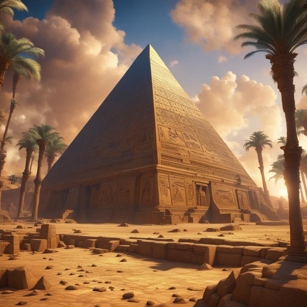 Egypt pyramid - AI Generated Artwork - NightCafe Creator
