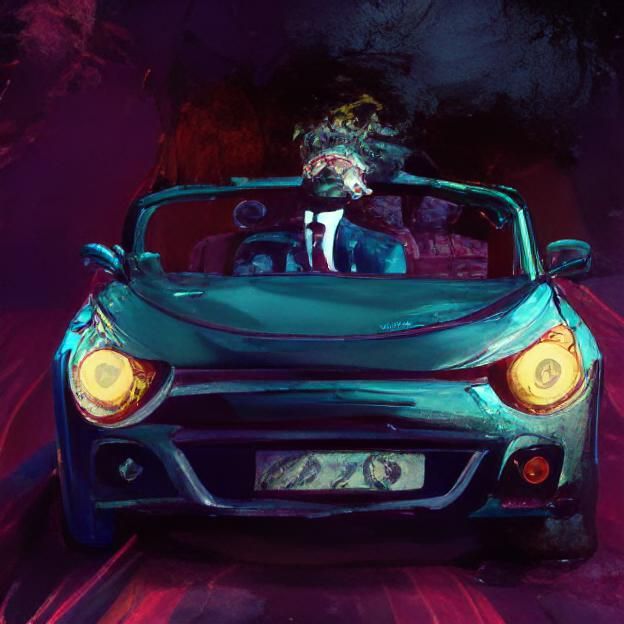 Reckless driver - AI Generated Artwork - NightCafe Creator