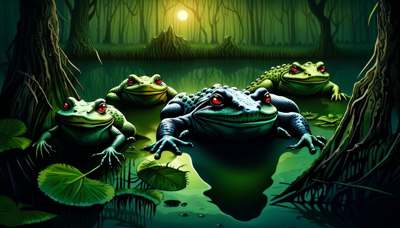 Elementals and cryptids lurking in an entanglement in the swamp with ...