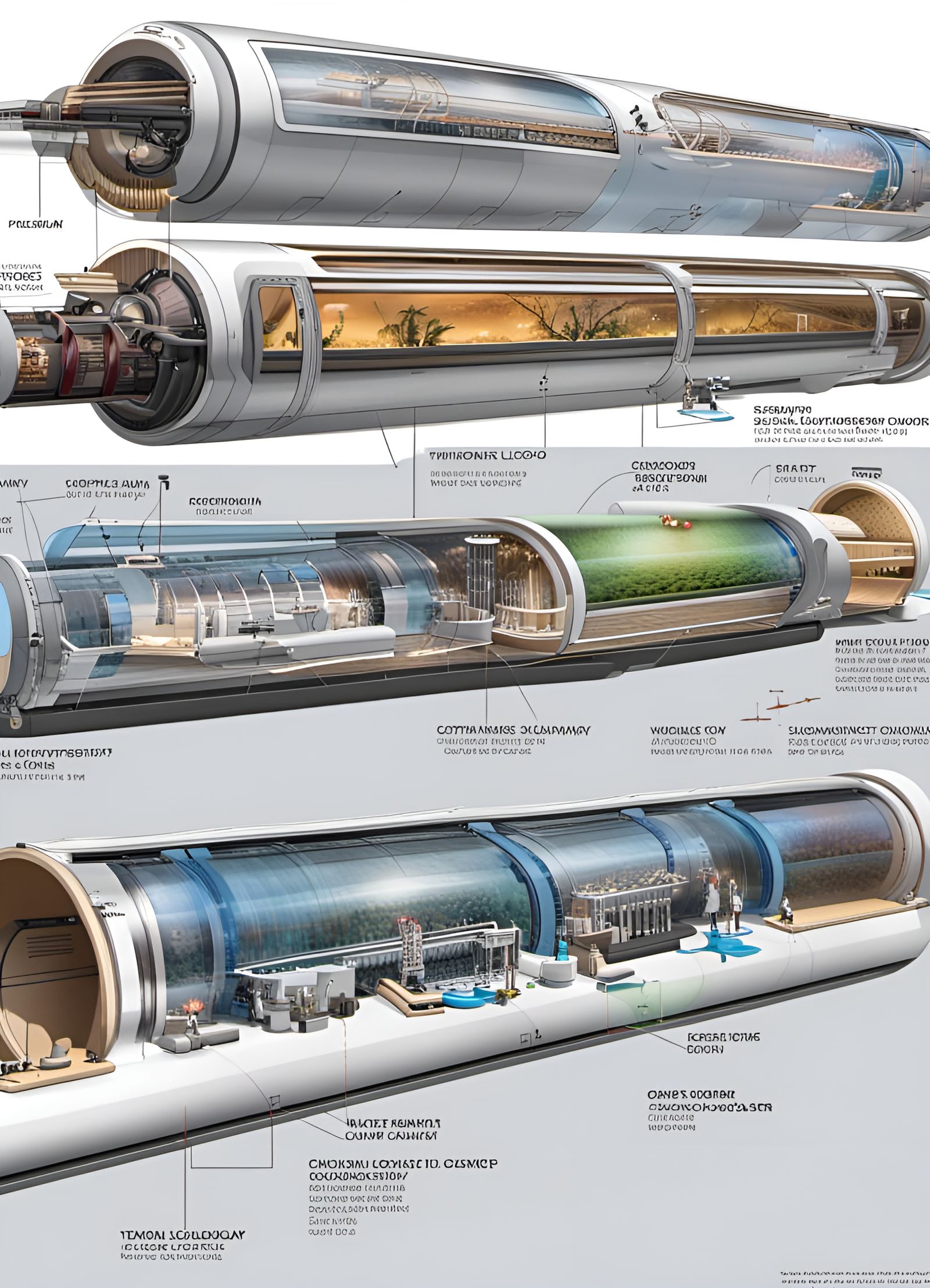 Hyperloop Blueprint - AI Generated Artwork - NightCafe Creator