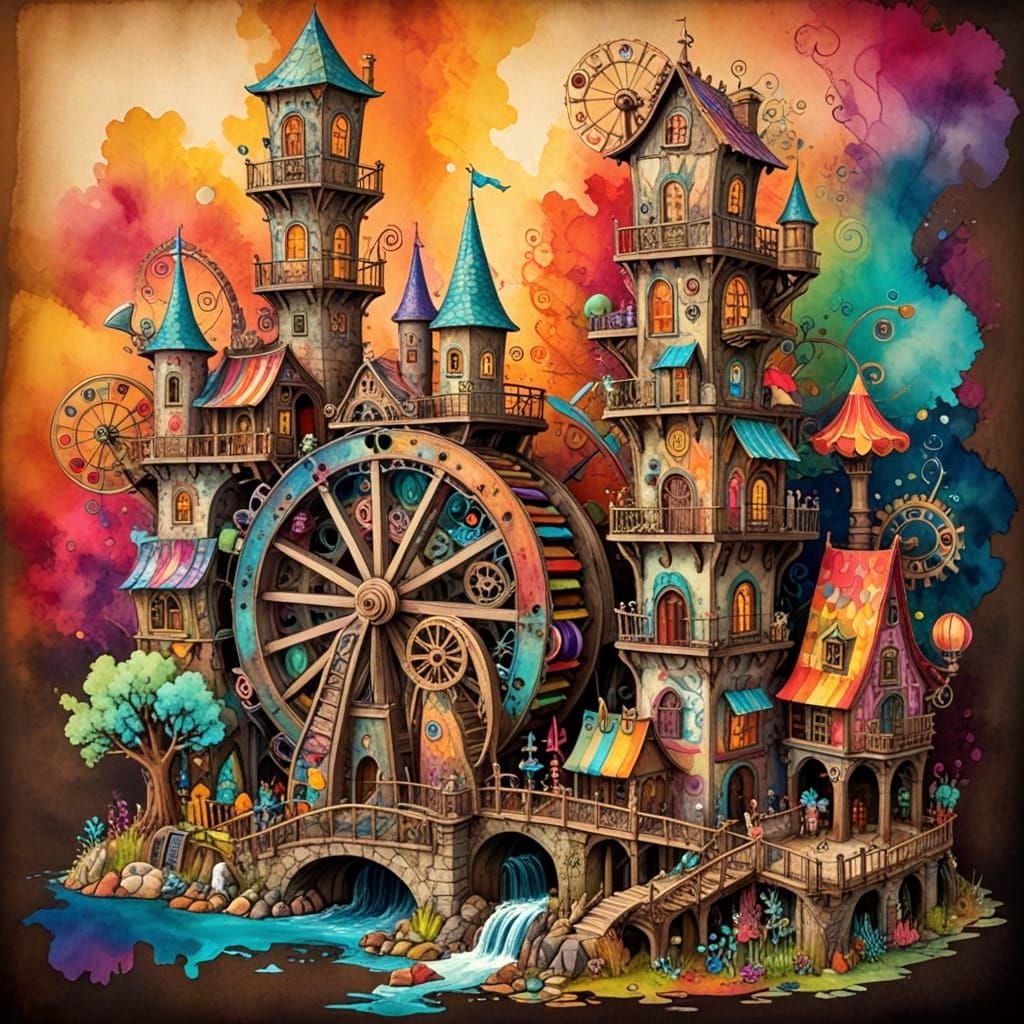 Wacky Water Wheel - Wacky Water Wheel