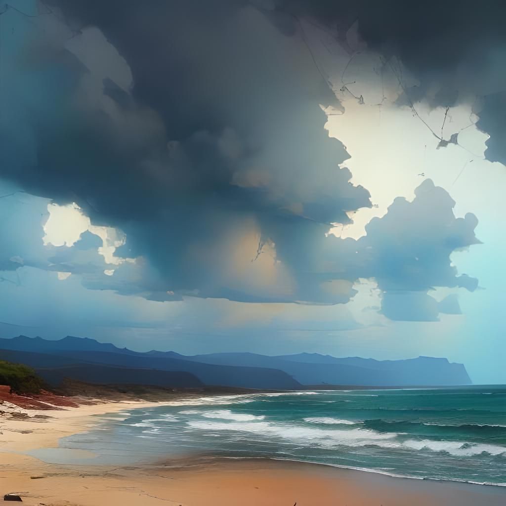 Violent Storm - AI Generated Artwork - NightCafe Creator