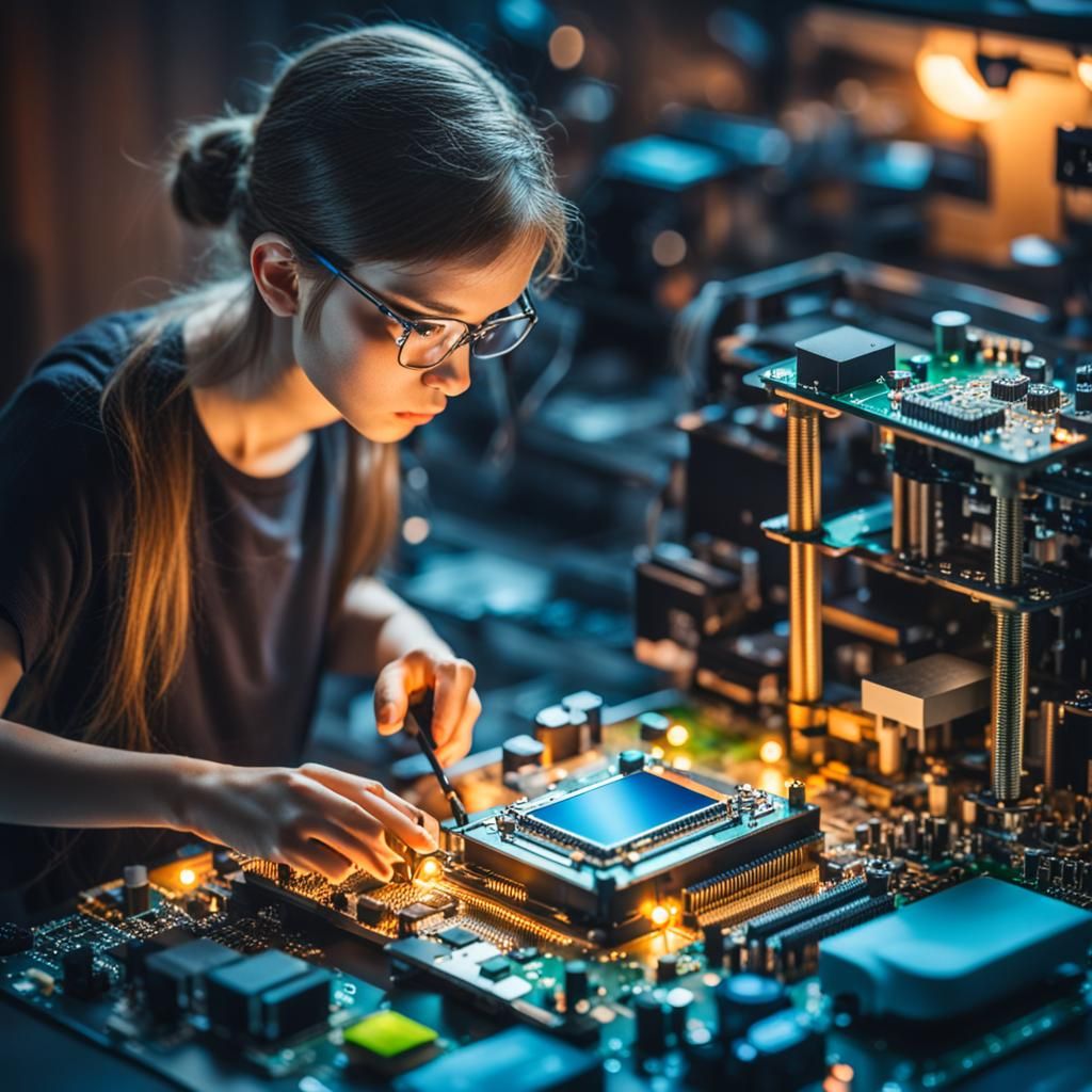 high tech - AI Generated Artwork - NightCafe Creator