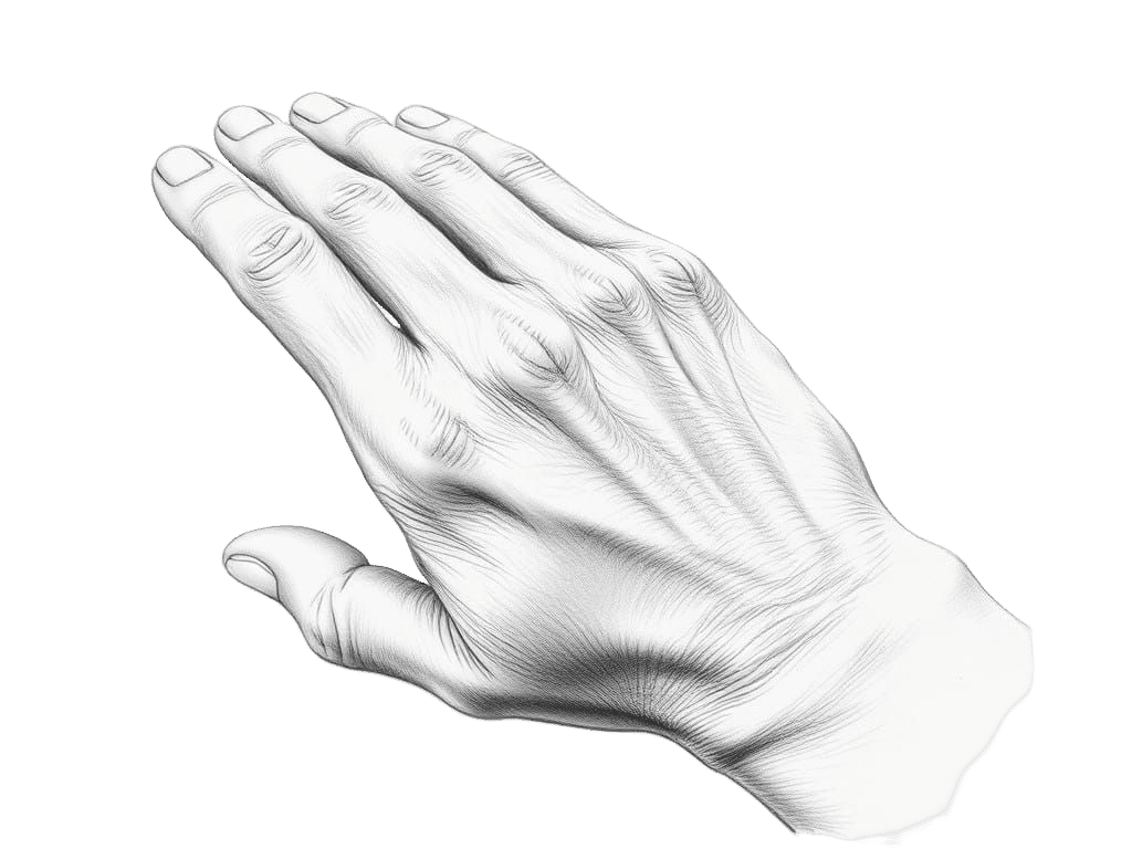 Intricately Detailed Human Hand in Hyper-Realistic... - AI Art