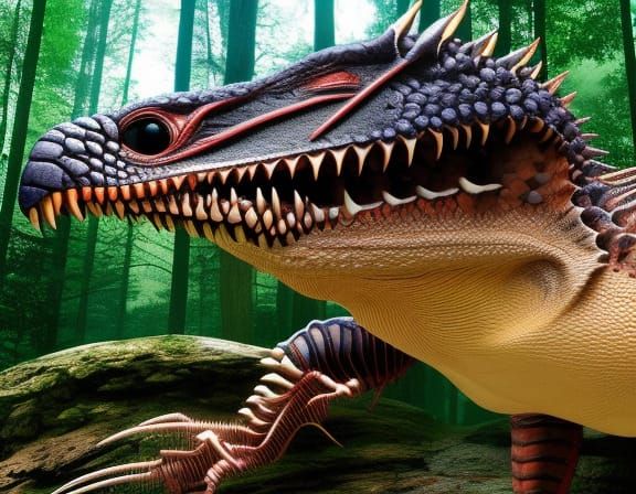 an anatomically correct awesome, exquisitely detailed, very scary T-Rex ...