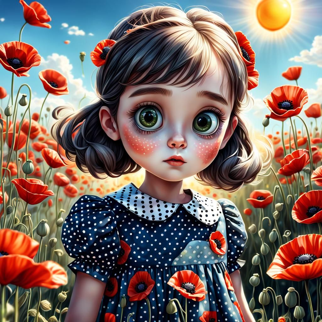 Hello Im Poppy ♥️ - AI Generated Artwork - NightCafe Creator