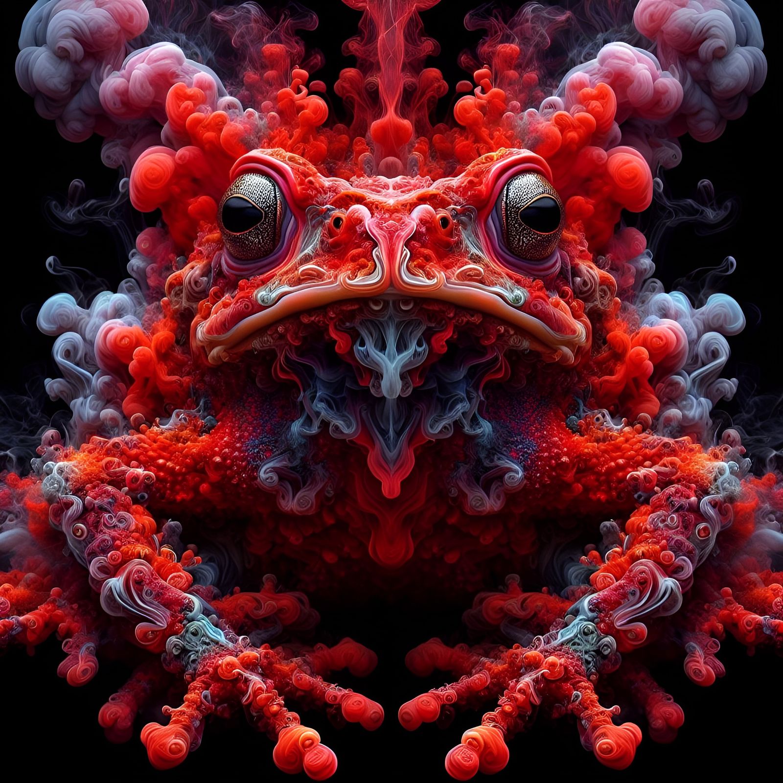 Red toad - AI Generated Artwork - NightCafe Creator