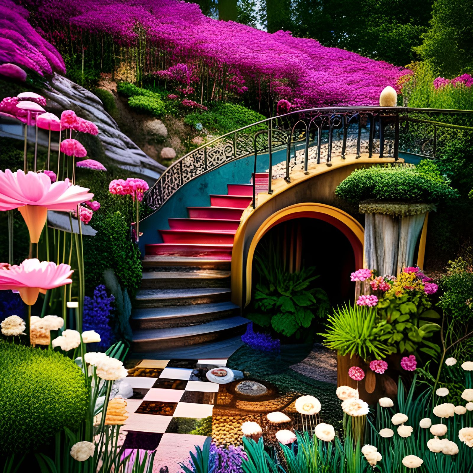 The Garden - AI Generated Artwork - NightCafe Creator