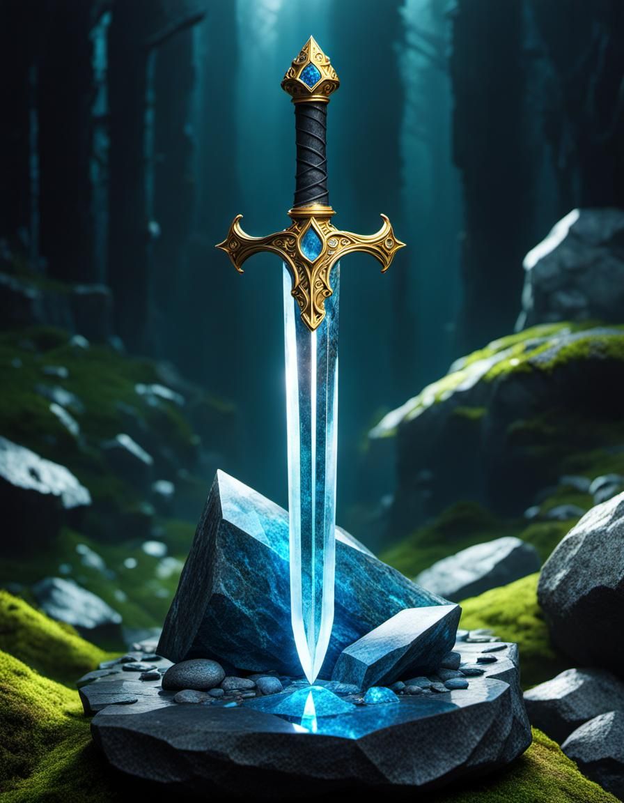 Crystal Dagger - AI Generated Artwork - NightCafe Creator