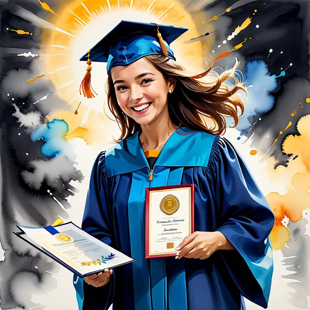 Radiant Achievements - The Ultimate Graduation Celebration - AI ...