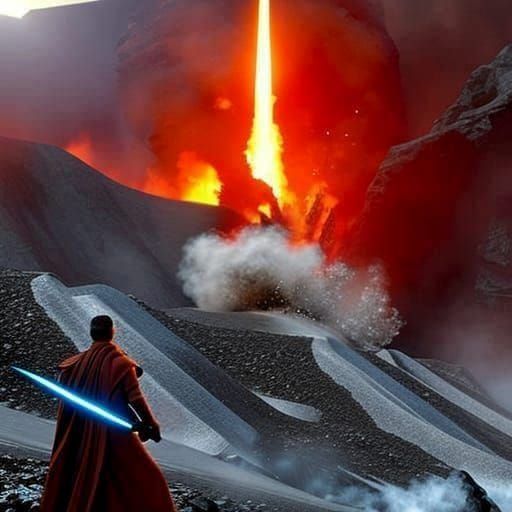 Mustafar - AI Generated Artwork - NightCafe Creator