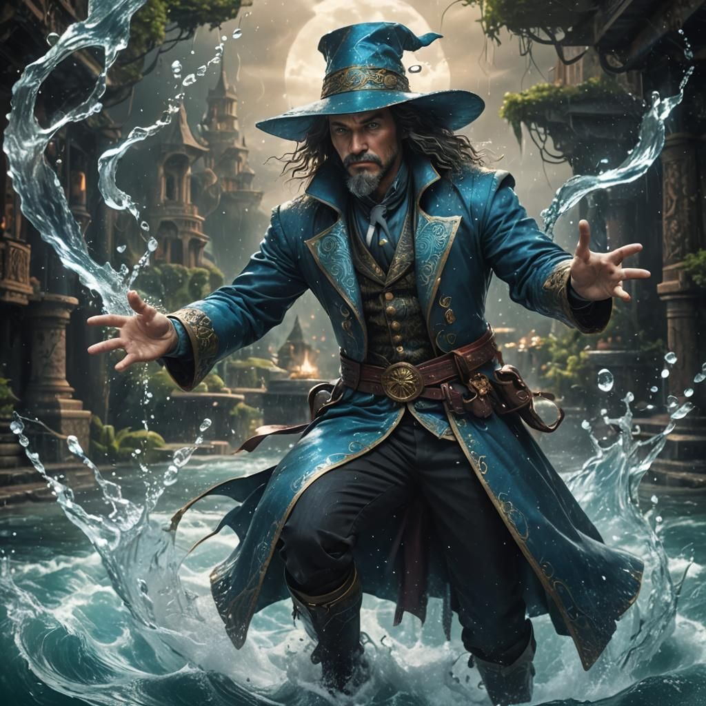 Water magician - AI Generated Artwork - NightCafe Creator