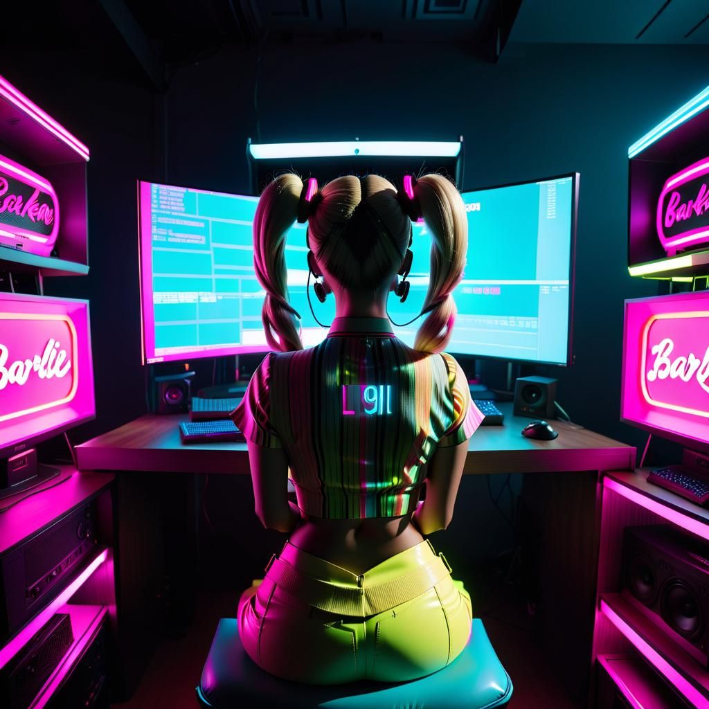 Pretty Computer - AI Generated Artwork - NightCafe Creator